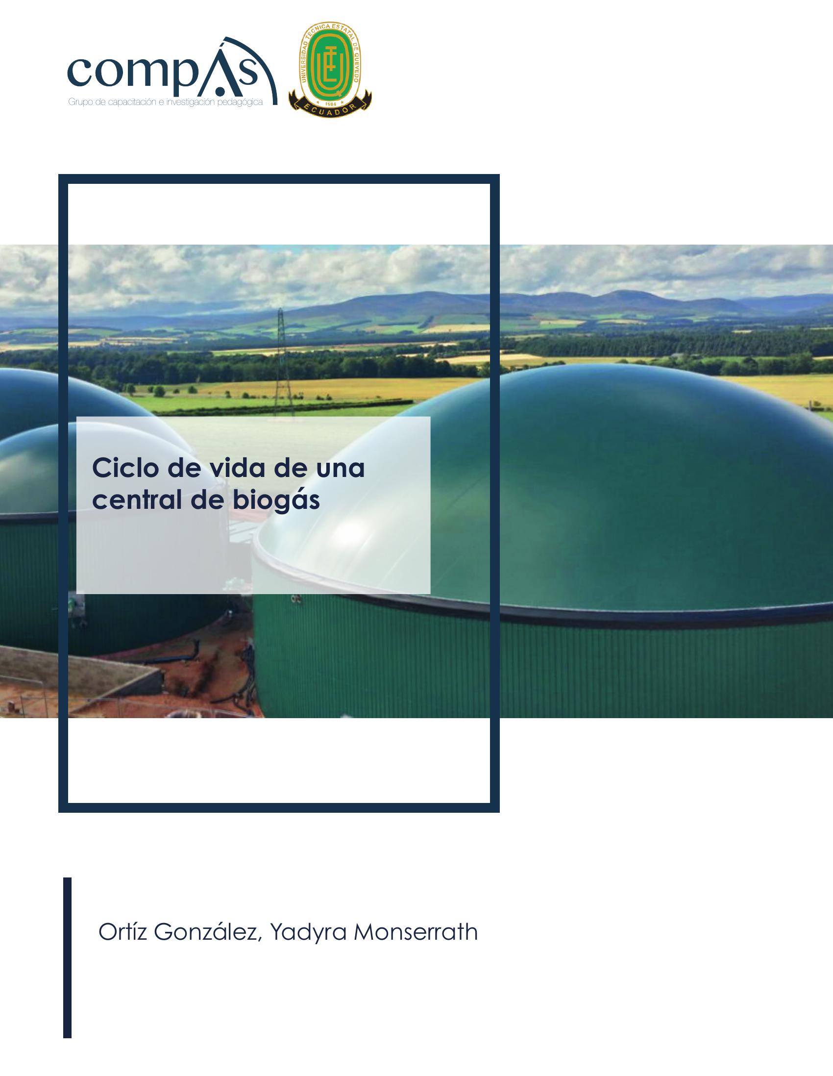 Ciclo de vida de una central de biogás